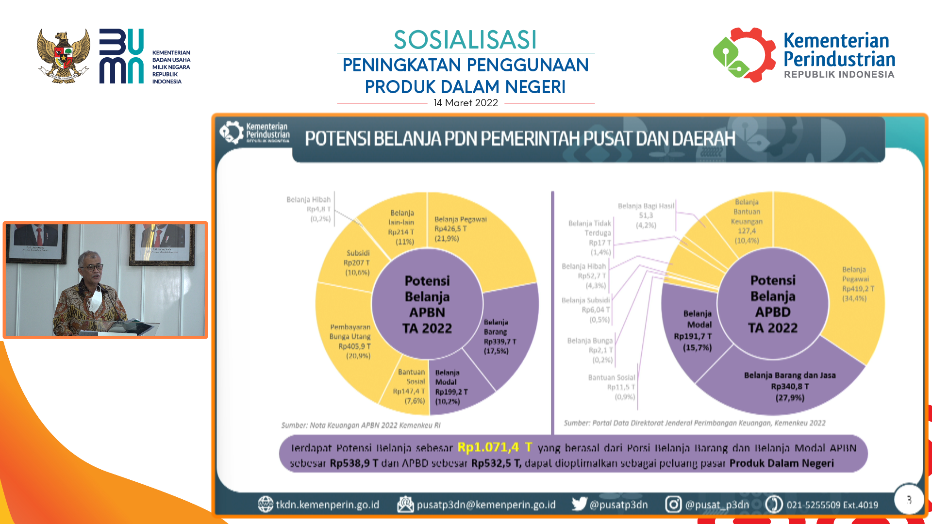 Sosialisasi P3DN 2022 - CMOS